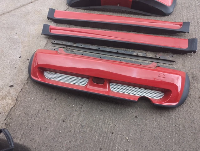 MINI R50 R53 aero body kit front bumper rear side skirts red 00-08 £495 ...