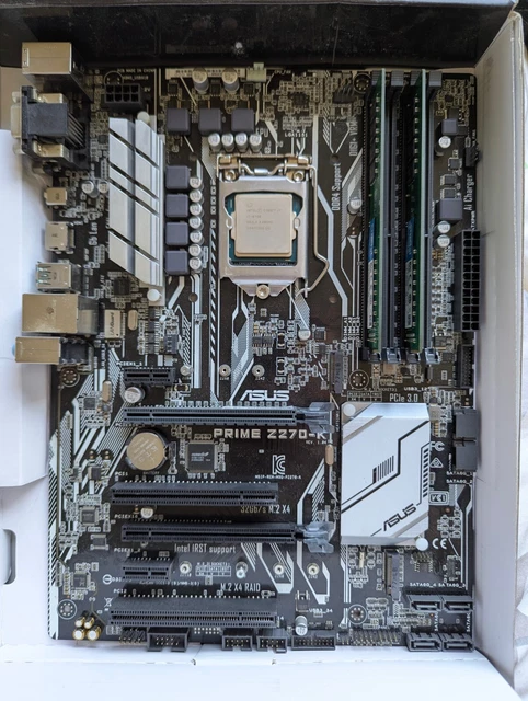 ASUS PRIME Z270-K Motherboard + Intel i7-6700 CPU + 16GB DDR4 RAM £83. ...