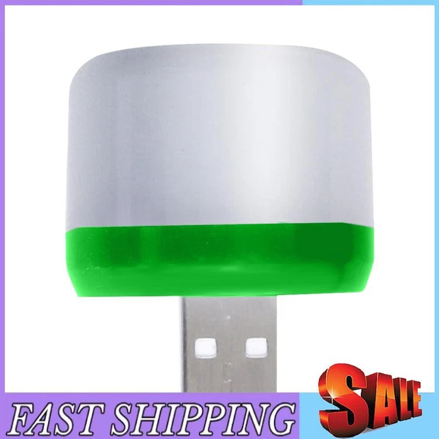 MINI PORTABLE USB Plug Lamp Computer Power Bank Socket Night Light ...