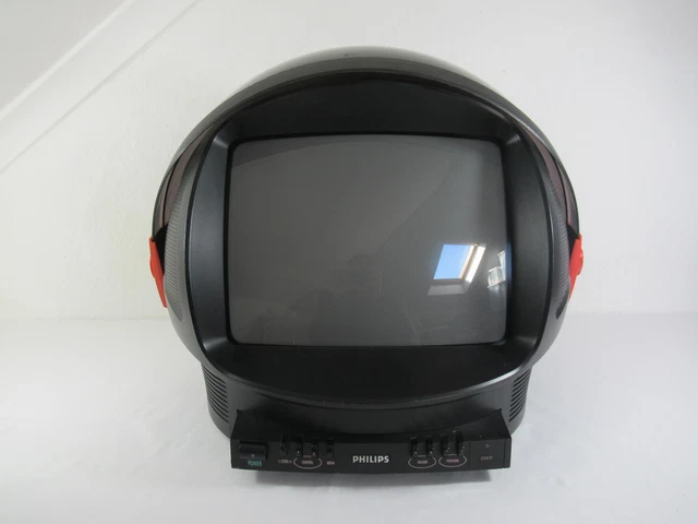 RETRO 1980S PHILIPS Discoverer Red and Black Futuristic Space Helmet ...