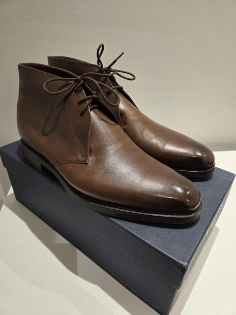LOAKE LEGACY 1880 Garvan Dark Brown Burnished Calf Leather Size UK10 £ ...