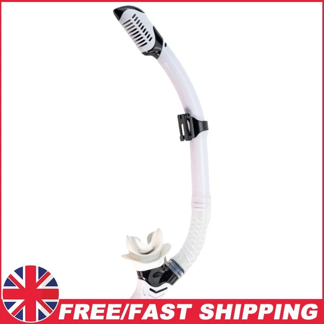 DRY SNORKEL ONE-WAY Purge Valve Diving Snorkel Tube for Men Women ...