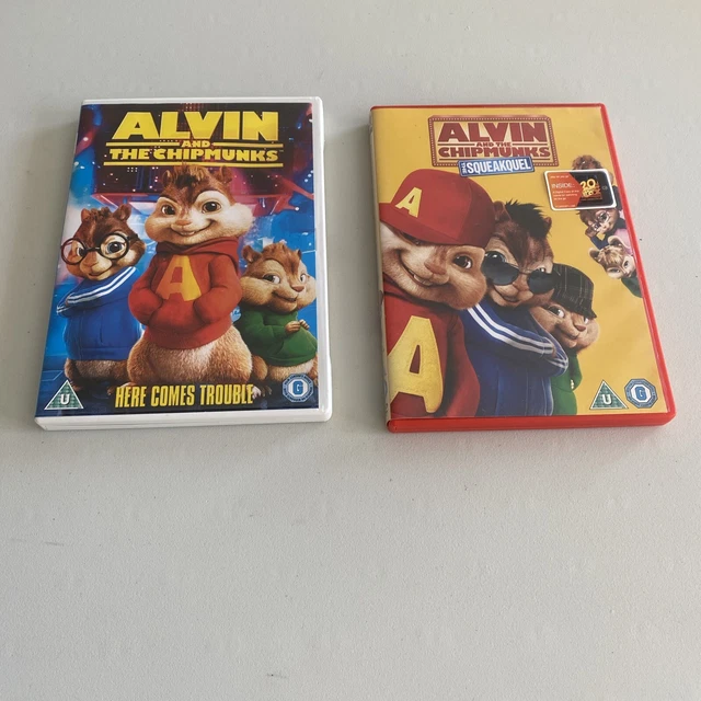 ALVIN AND THE chipmunks dvd bundle set £10.00 - PicClick UK