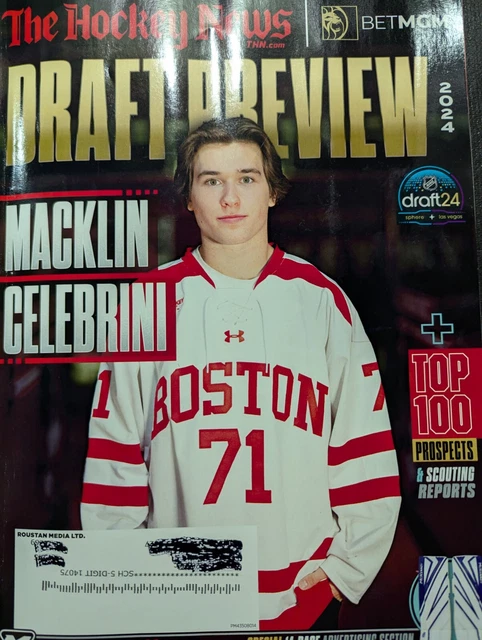 THE HOCKEY NEWS DRAFT PREVIEW - Macklin Celebrini £7.53 - PicClick UK