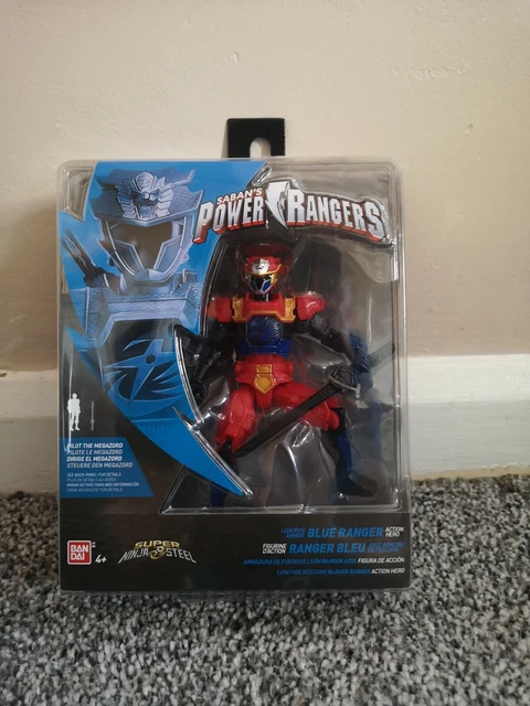 POWER RANGERS SUPER Ninja Steel Lion Fire Armor BLUE RANGER 5" toy ...