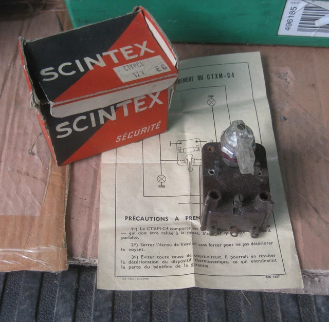 * CLIGNOTEUR SCINTEX CTXMC4 12v neuf EUR 25,00 - PicClick FR