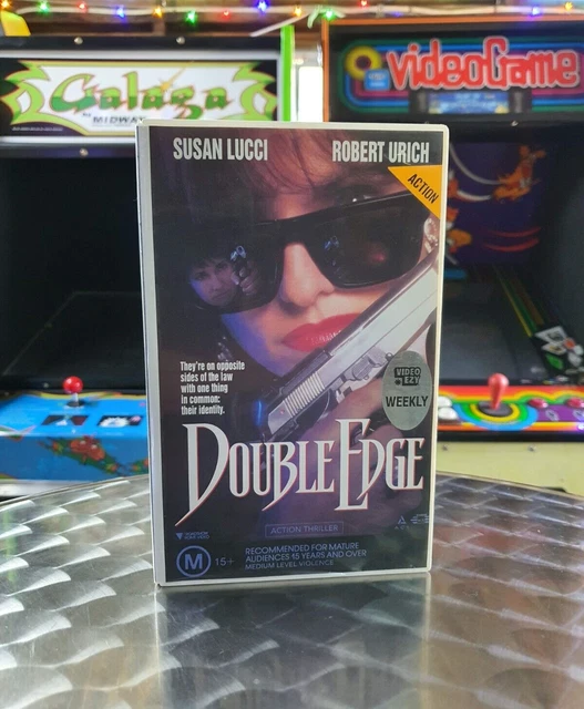 DOUBLE EDGE (AKA Hit Woman) - Susan Lucci - VHS Video - Big Box Ex ...