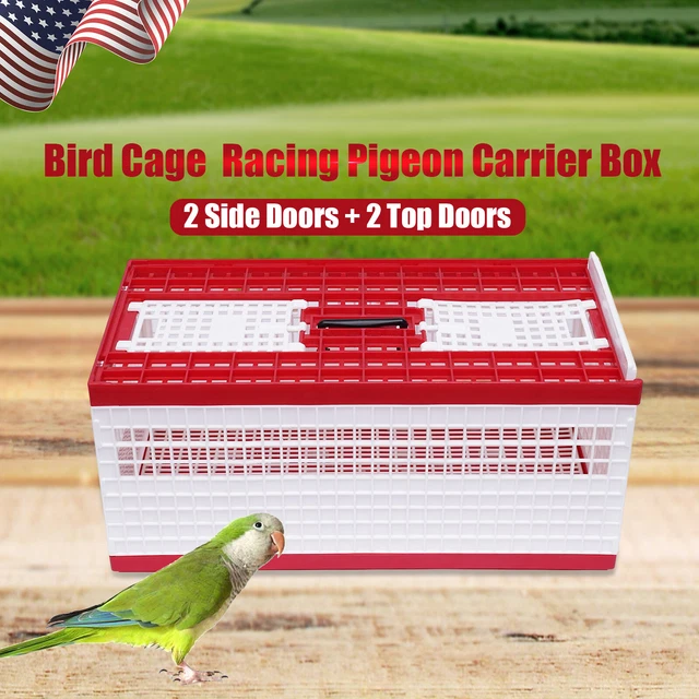 14 BIRDS PIGEON Training Basket Folding Collapsing Cage Nest Bird Box w ...