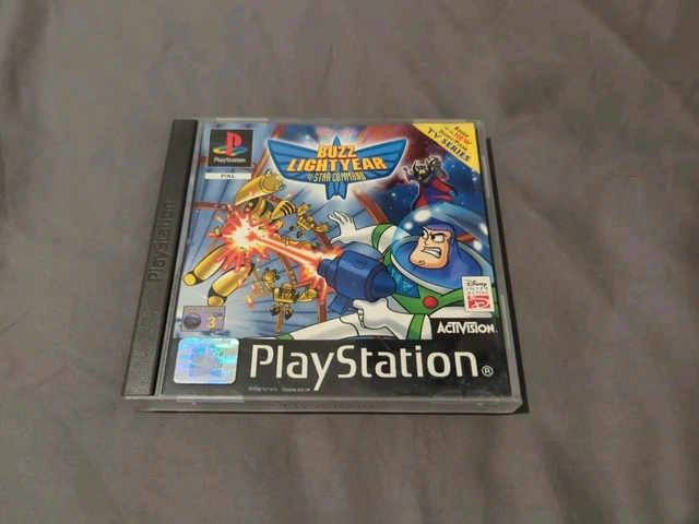 DISNEY PIXAR BUZZ Lightyear Of Star Command Playstation PS1 Video Game ...