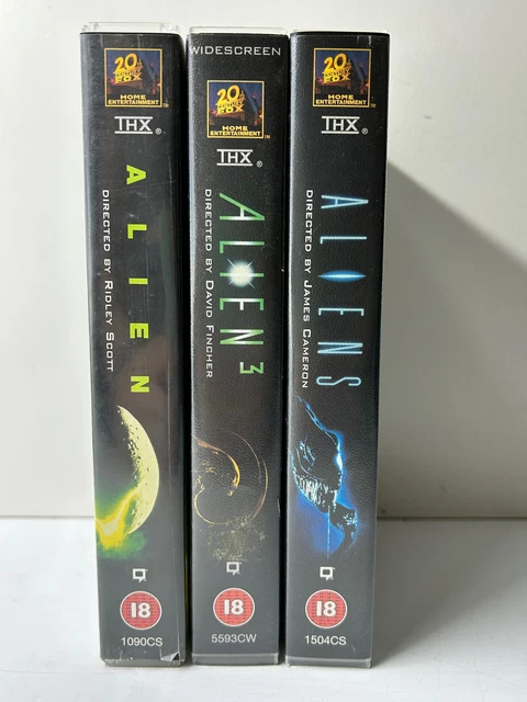 THE ALIEN TRILOGY Bundle of 3 VHS Video Cassette Tapes £26.99 - PicClick UK