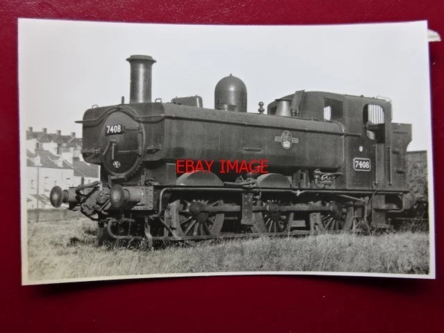 PHOTO GWR Class 74Xx Loco No 7408 At Swansea June 1960 £1.90 - PicClick UK