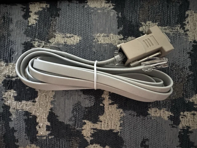 FOXCONN CONSOLE CABLE RJ45 to DB9 Female Adapter E124936-D $8.99 - PicClick