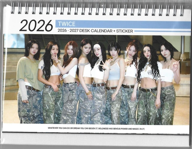 TWICE PHOTO CALENDAR 2026 & 2027 K-POP 2025.09-1 $47.37 - PicClick AU