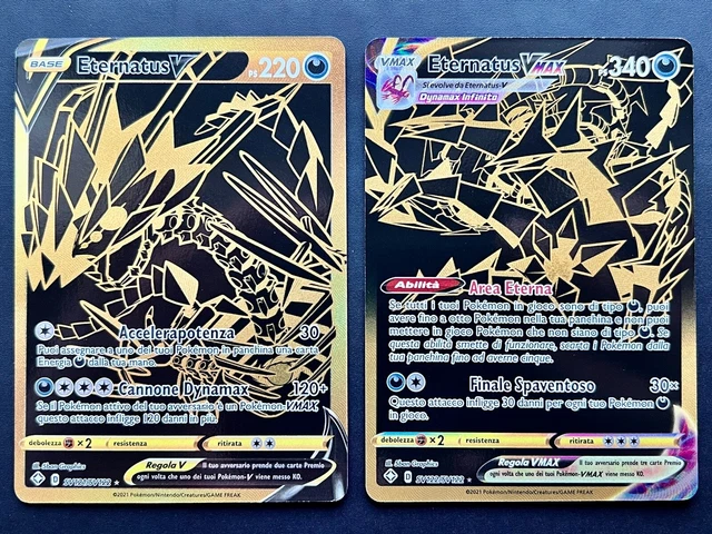 SV121 ETERNATUS V e SV122 ETERNATUS VMAX Gold - Destino Splendente ...