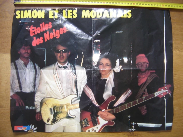 TÉLÉPIF POSTER LE nouveau Pif Centerfold SIMON et les MODANAIS Etoile ...