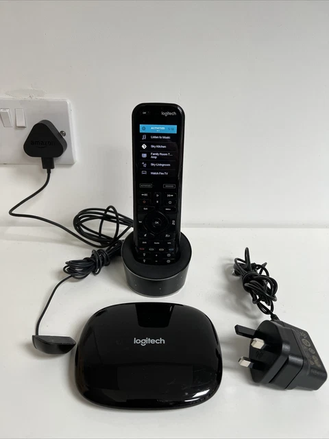 LOGITECH HARMONY ELITE Remote Control / Logitech Hub & IR Sensor £99.06 ...