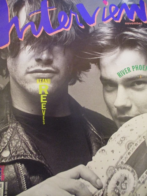 RIVER PHOENIX, KEANU Reeves - Interview Magazine 1991 £26.87 - PicClick UK