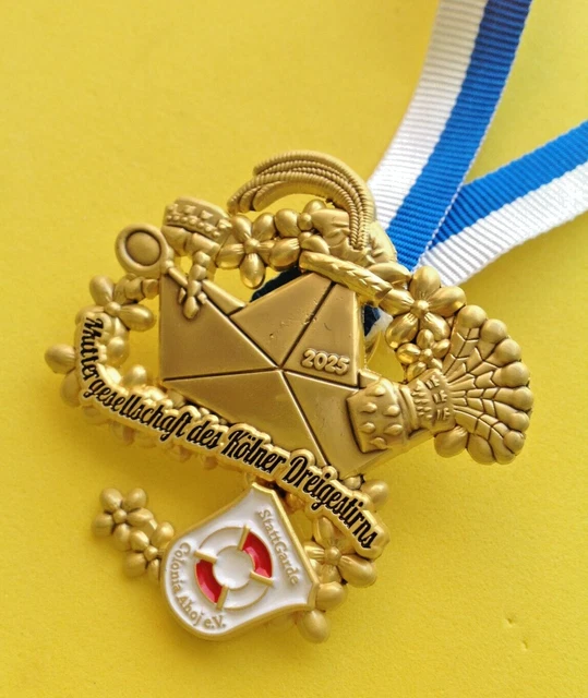 NEU 2025 KÖLNER Dreigestirn kl. Pin Orden Vereinsabzeichen ...