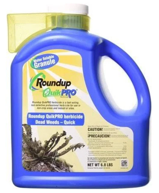 ROUNDUP QUIKPRO HERBICIDE 6.8# container *non-selective herbicide* EUR ...