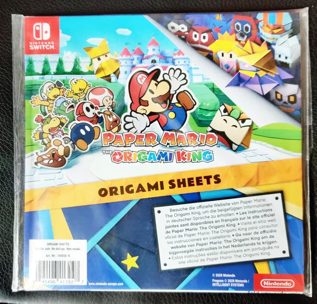 PAPER MARIO THE Origami King: Origami Sheets Craft Set £6.99 - PicClick UK