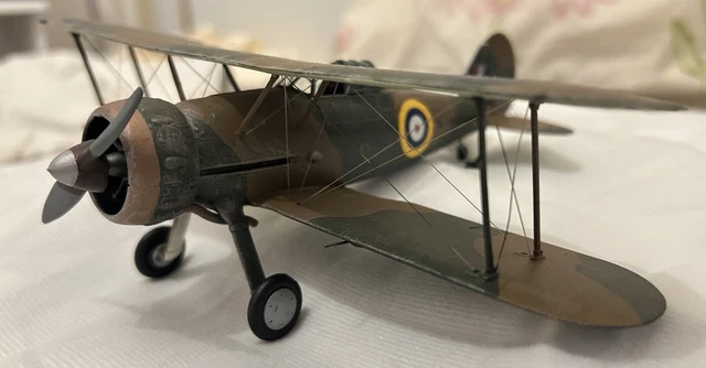 GLOSTER GLADIATOR MK.II Model 1/48 Scale - Built Painted Finished for ...