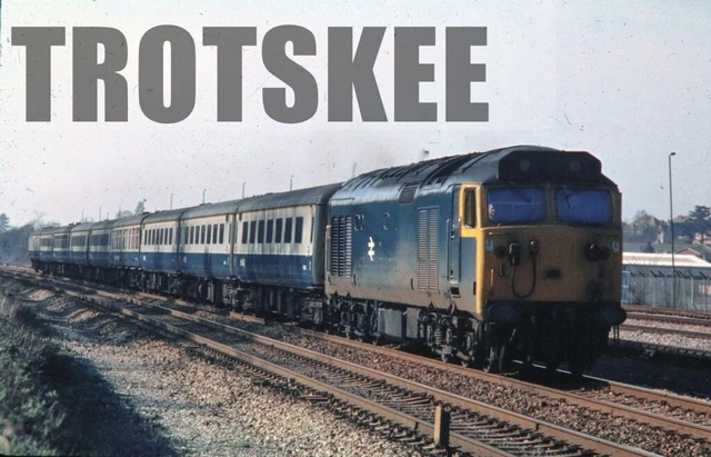 35MM SLIDE BR British Railways Diesel Loco Class 50 50022 Maidenhead ...