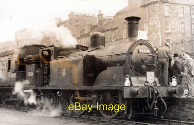 PHOTO RAILWAY 6X4 ex CR Class 19 0-4-4T No 55124 Special at Leith c1959 ...