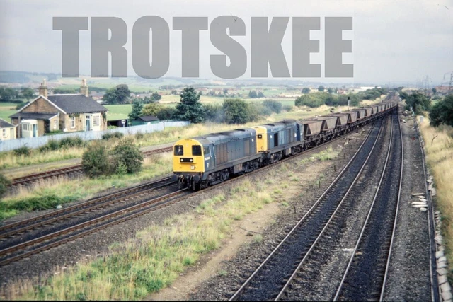 35MM SLIDE BR British Rail Diesel Loco Class 20 20208 Greenhill 1988 ...