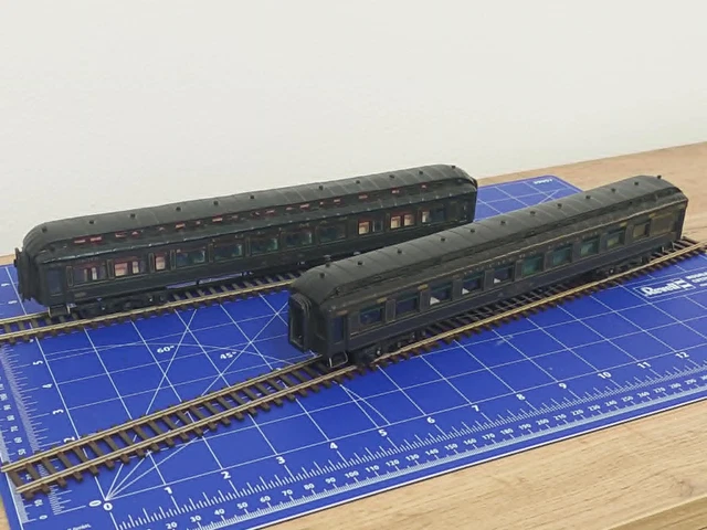 HO WESTWOOD SOUTHERN Pacific 1894 Sunset Limited Diner & Sleeper coach ...