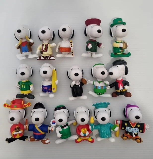SNOOPY MCDONALD'S TOY Bundle Around The World Series 2000's Plastic ...