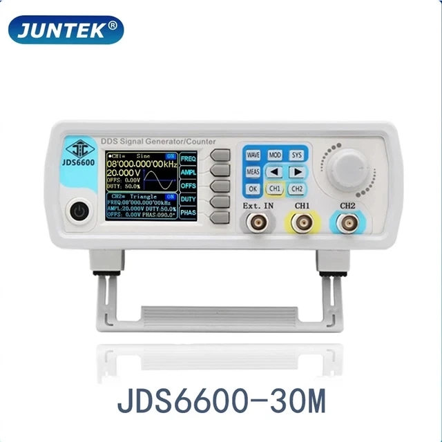 JDS6600-30MHZ DDS SIGNAL Generator Digital Control Dual Channel ...