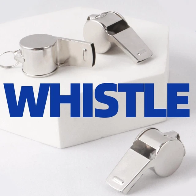 MULTIPURPOSE EXTRA LOUD Sports Whistle Referee Whistles for Competition ...