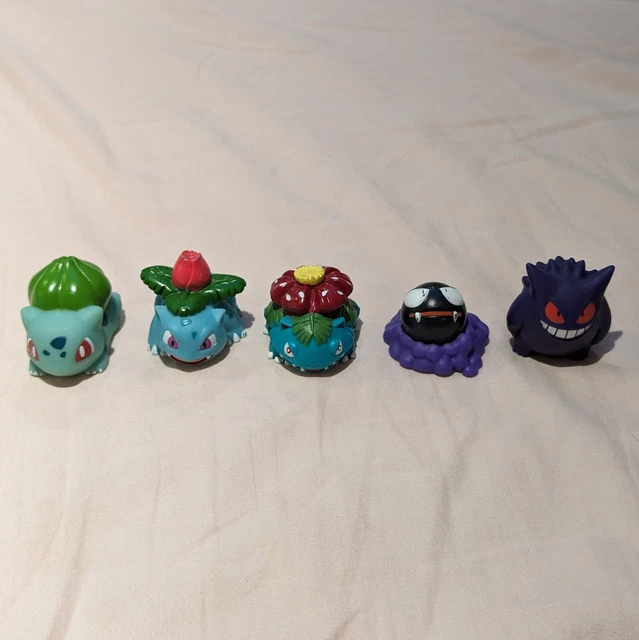 BULBASAUR IVYSAUR VENUSAUR Gastly Gengar - Bandai Kids Pokémon Figure ...
