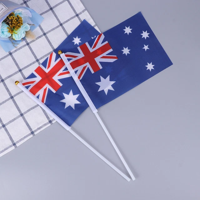 50 PCS STICK Flags of Country Australian Party Decorations Handheld £12 ...