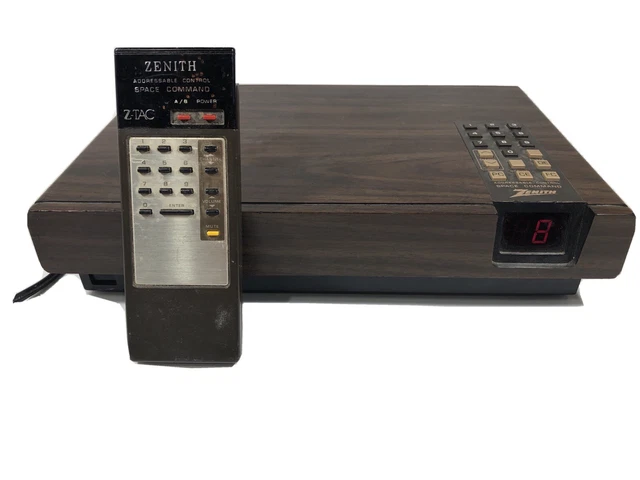 VINTAGE 1984 ZENITH Space Command Television Control Box & Cable ...