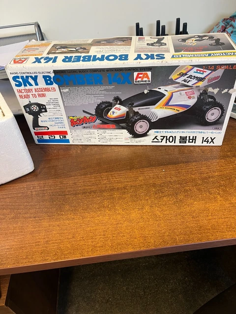 VINTAGE KYOSHO SKY Bomber 14X remote control car in box £30.00 - PicClick UK
