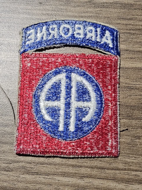 WWII US ARMY 82nd Airborne Infantry Division Cut Edge Patch L@@K!!! £31 ...