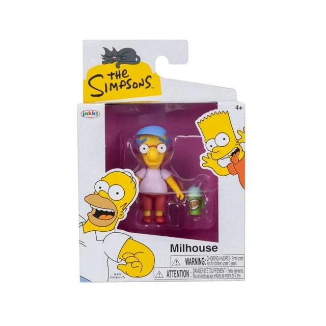 JAKKS PACIFIC THE Simpsons Milhouse 2.5" Mini Figure NEW 2025 £15.72 ...