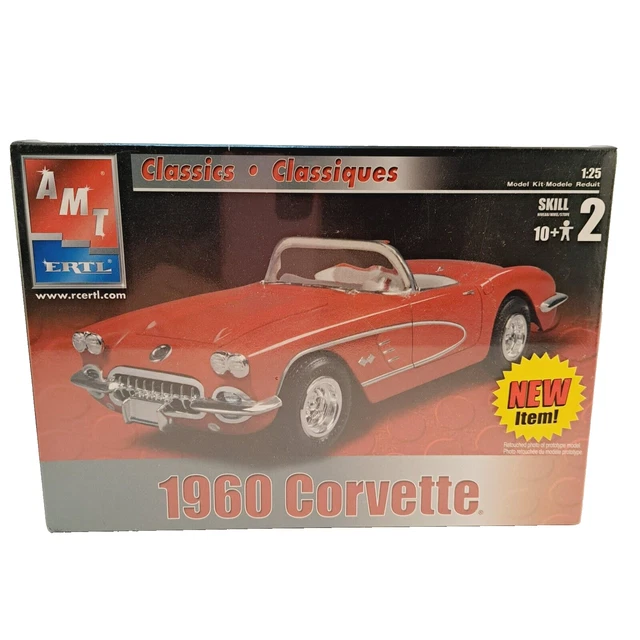 SEALED 2002 AMT ERTL 1960 Corvette Classics Model Kit 1:25 $39.95 ...