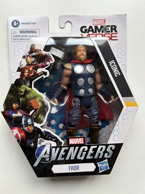 HASBRO MARVEL AVENGERS Gamerverse 15cm Thor Action Figure, Iconic Armor ...