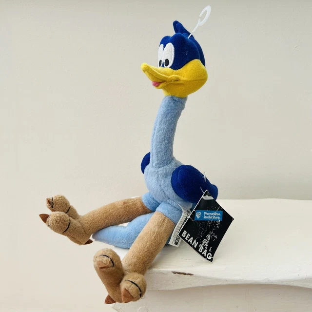 VINTAGE WARNER BROS Studio Road Runner Looney Tunes Soft Plush Teddy ...