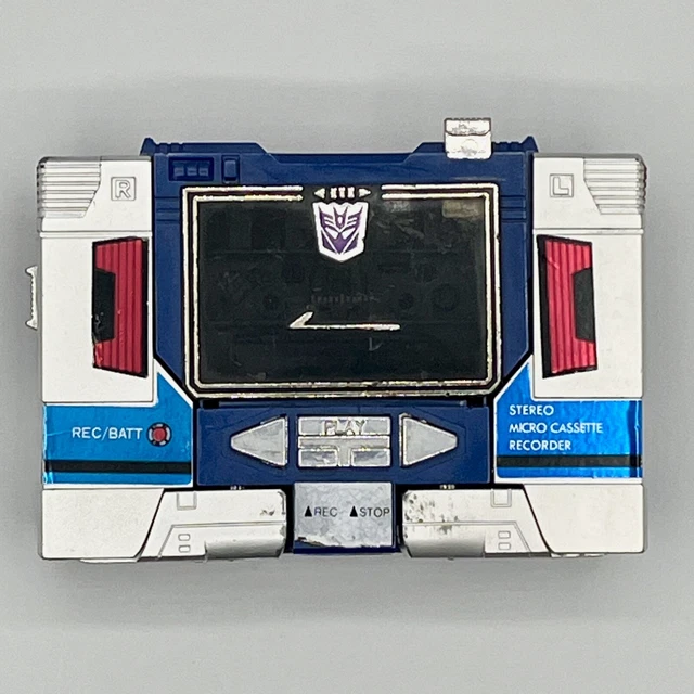 VINTAGE HASBRO TRANSFORMERS G1 Decepticon Soundwave - Broken Cassette ...