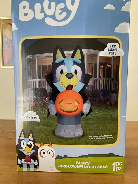 2023 BLUEY VAMPIRE Airblown Halloween Inflatable 5 foot New In Box $64. ...