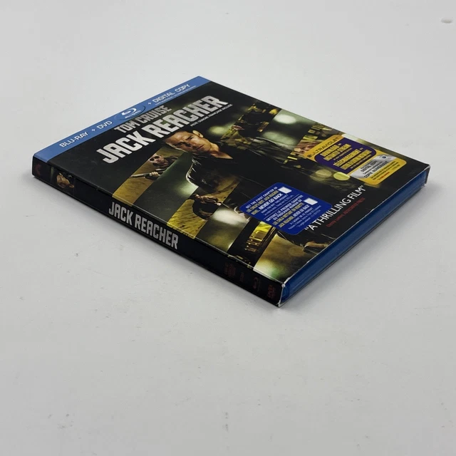 JACK REACHER BLU-RAY 1 & 2 Never Go Back Movies Tom Cruise Slipcover ...