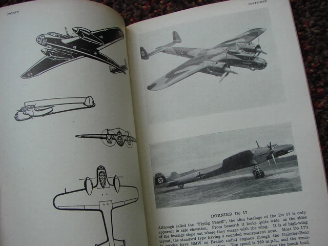 ORIGINAL WW2 GERMAN & Italian Aircraft Recognition book, Observer Corps ...