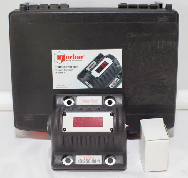 NORBAR TRUCHECK 250LBF.FT 1/2" SquareDrive Digital Torque Wrench Tester ...
