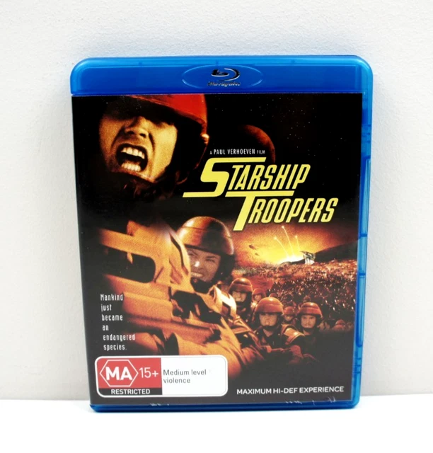 STARSHIP TROOPERS BLU Ray 1997 Casper Van Dien Paul Verhoeven Region ...