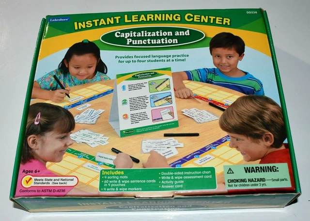 LAKESHORE INSTANT LEARNING Center Sentence Building DD237 teacher home ...