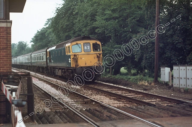 35MM ORIGINAL COLOUR SLIDE OF CLASS 33 AT SHERBORNE IN SUMMER 1977. £3. ...