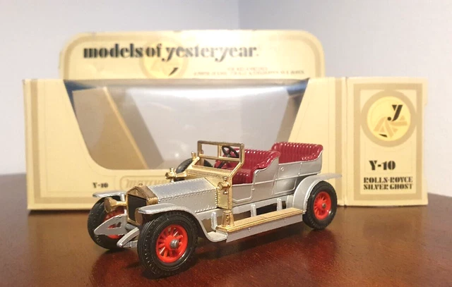 Y 10 MODELS of Yesteryear Matchbox 1906 Rolls Royce Silver Ghost in OVP ...